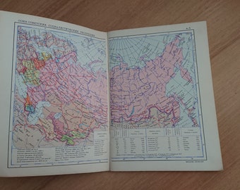 1960s World Atlas - Etsy