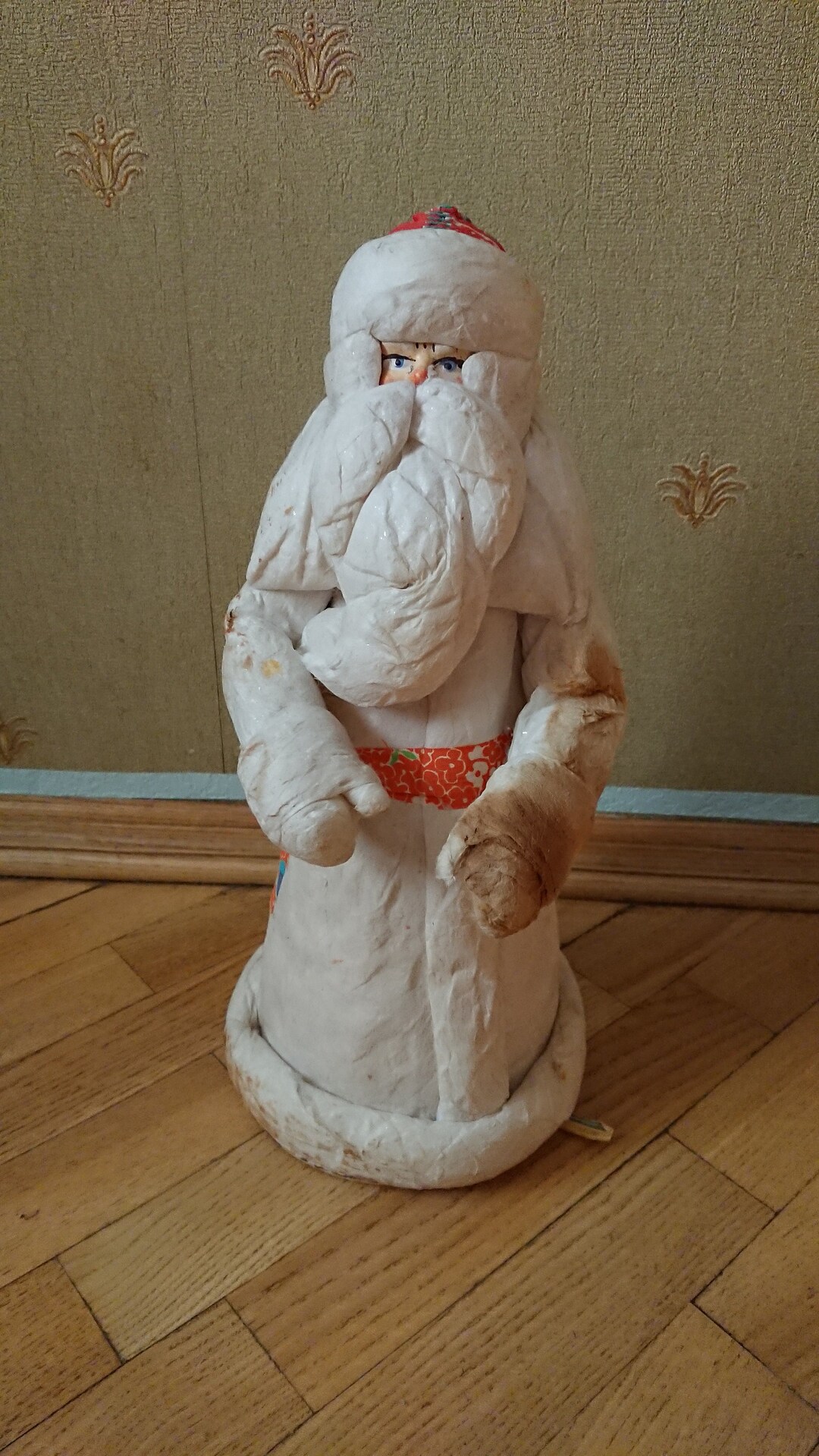 Old Soviet Ded Moroz Figurine, USSR Vintage Father Frost Doll, Santa ...
