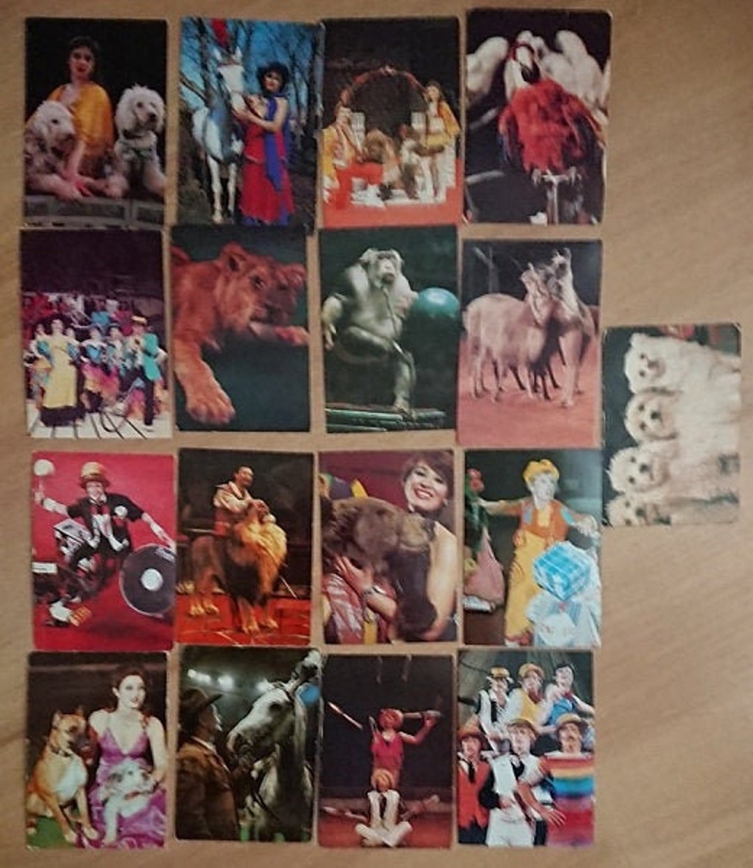 Soviet Russian Circus Pocket Calendars, Vintage Soviet Pocket Calendars ...