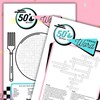 Personalized DINER 50's Food Menu Party PRINTABLE Rock'n'roll Sign Pop ...