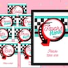 Custom DINER 50's Food Menu Party PRINTABLE, Rock'n'roll Soda Pop Retro ...
