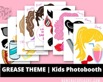 Grease Party Props - Etsy