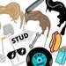 Rock'n'roll 1950s Themed Photobooth PROPS PRINTABLE Greaser Party ...