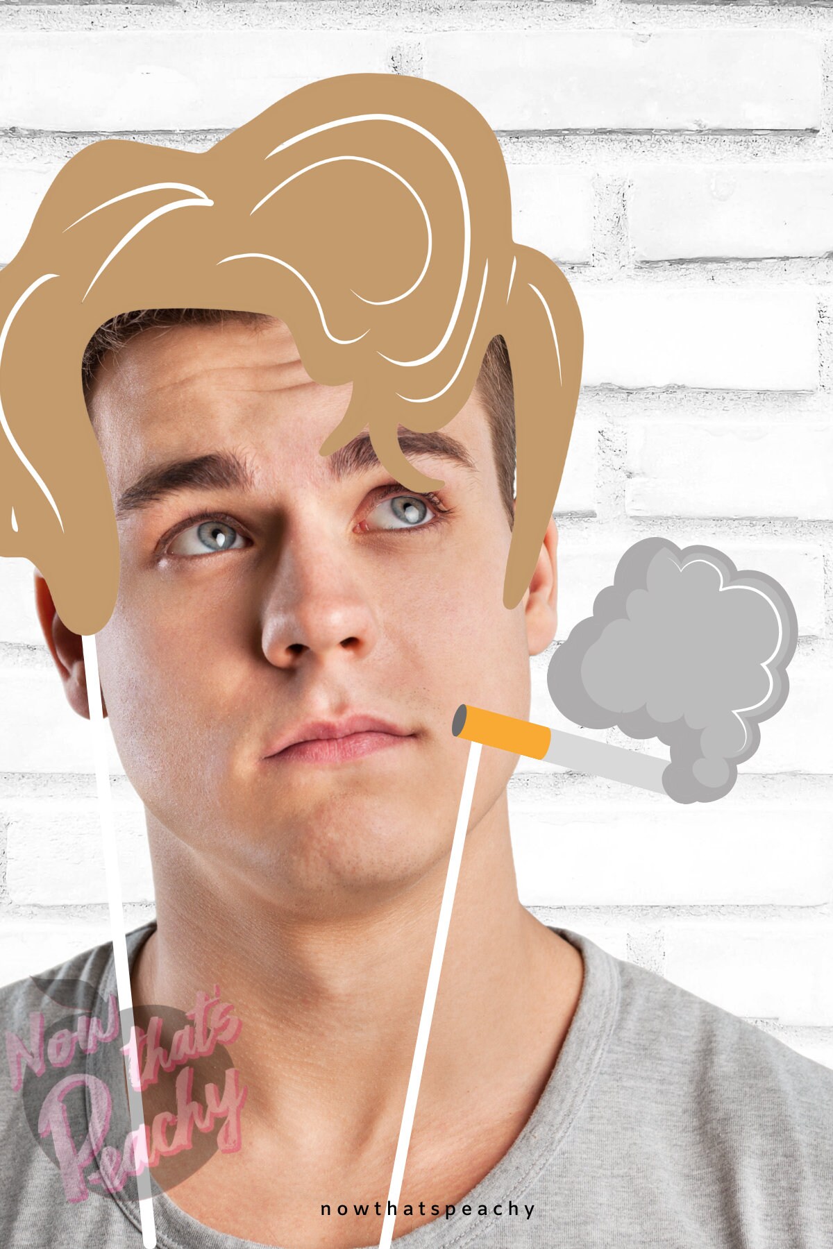 Rock'n'roll 1950s Themed Photobooth PROPS PRINTABLE Greaser Party ...