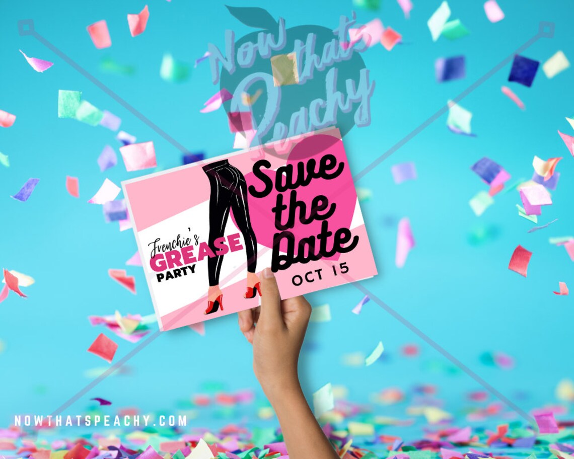 Grease Bachelorette INVITE PRINTABLE Song Bride Invitation | Etsy