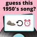 Aqua 1950's EMOJI Song Jukebox Guessing Game Party PRINTABLE, for Diner ...