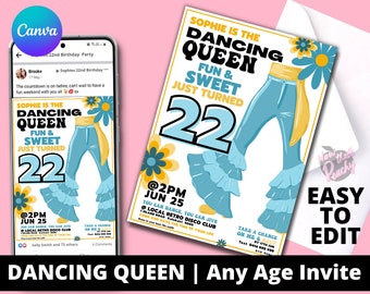 Abba Party Invite - Etsy