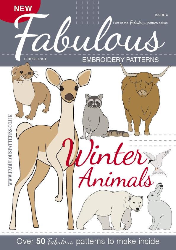 Winter Animals Embroidery Patterns - Etsy