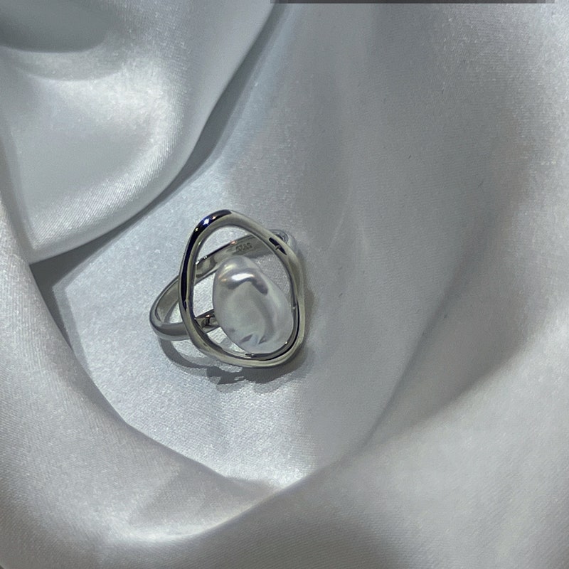 Single Pearl Ring - Etsy