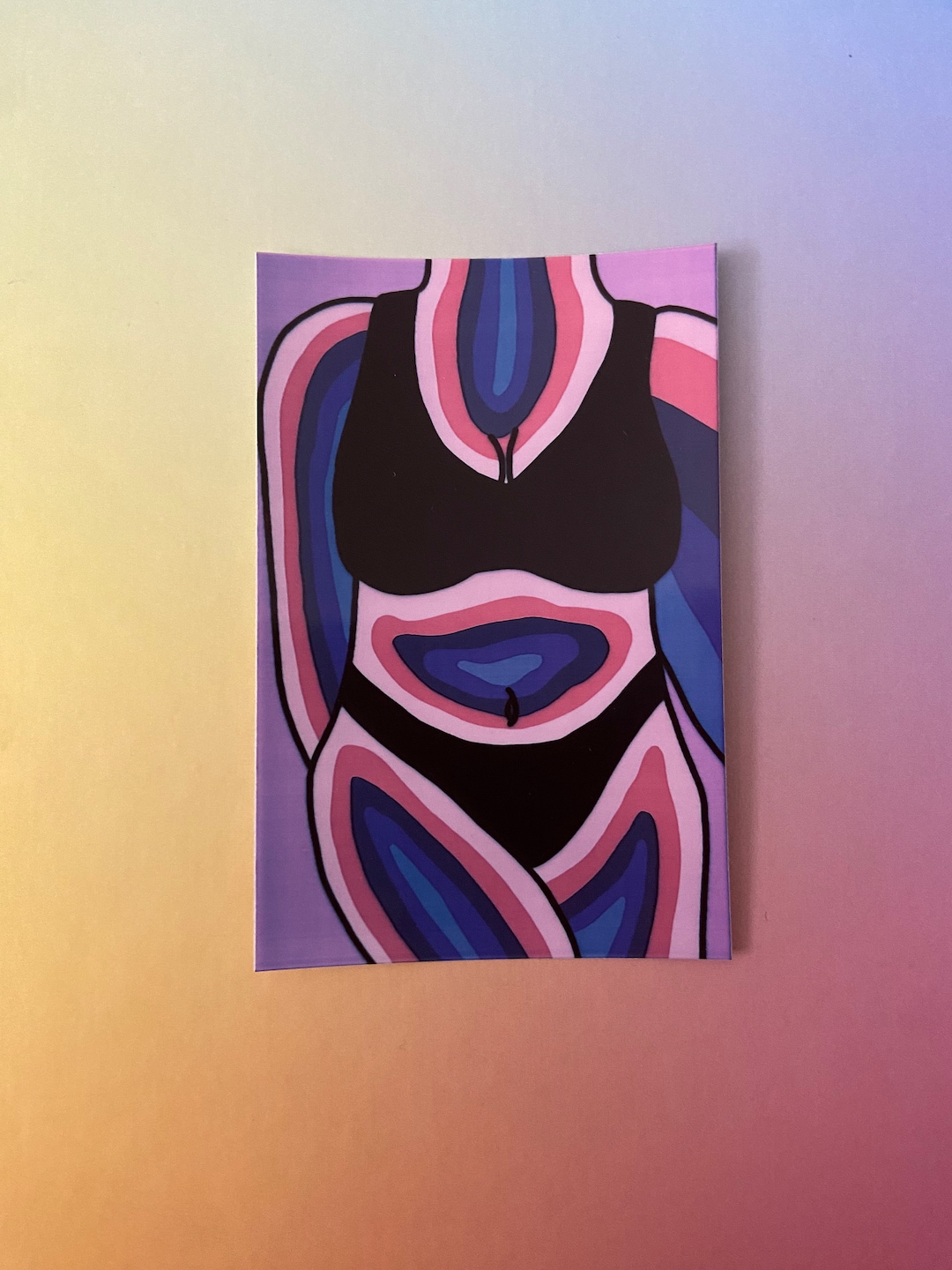 Omnisexual Thermal Sticker, Omnisexual Body Art Sticker - Etsy