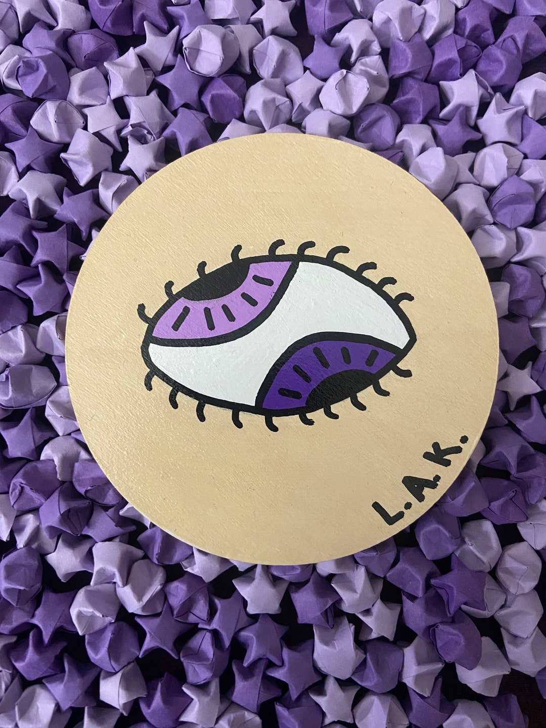 Purple Pupula Duplex Art - Etsy