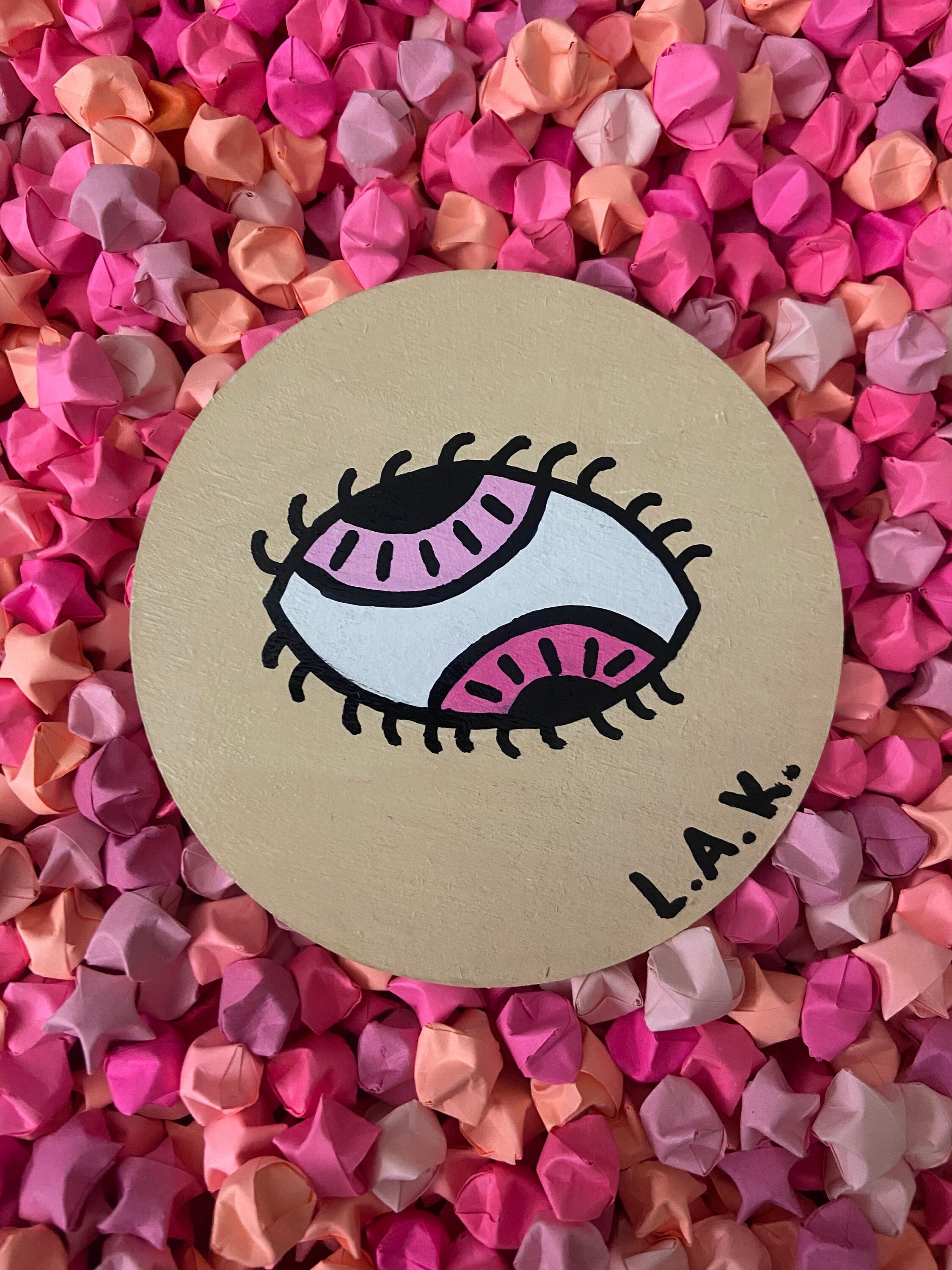 Pink Pupula Duplex Art - Etsy