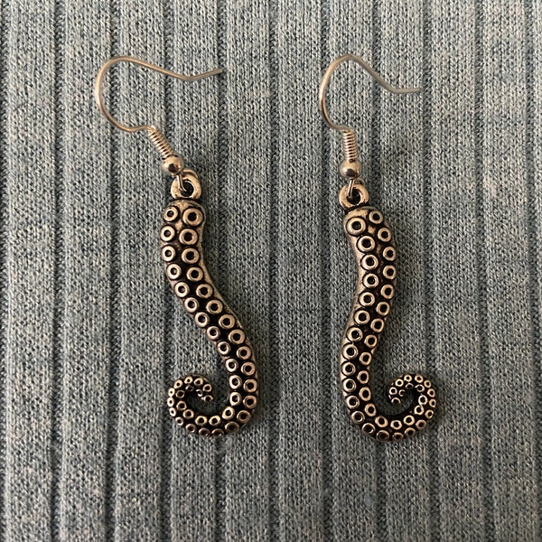 Octopus Earrings - Etsy