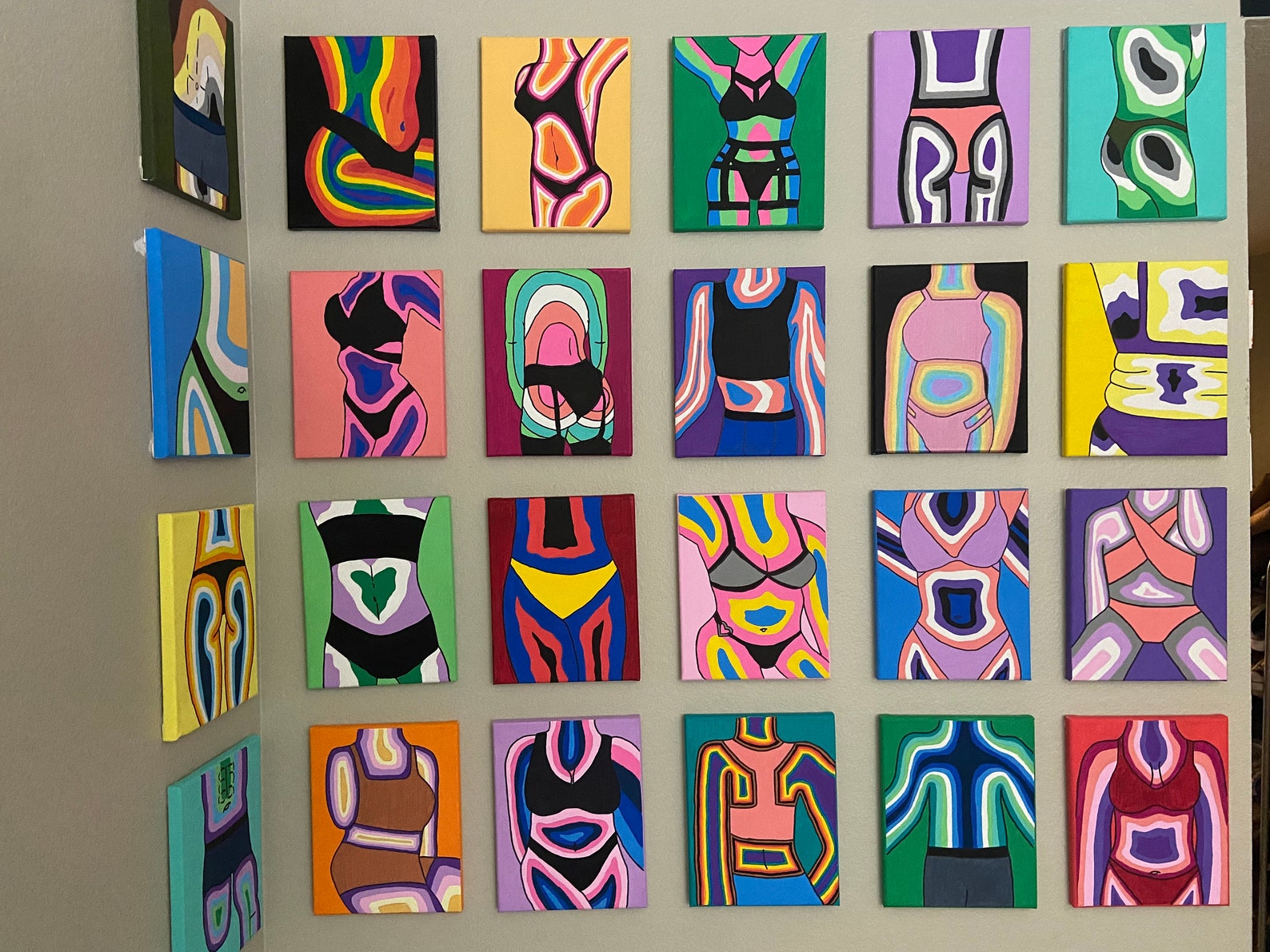 Pride Thermal Paintings, Pride Body Art Paintings - Etsy