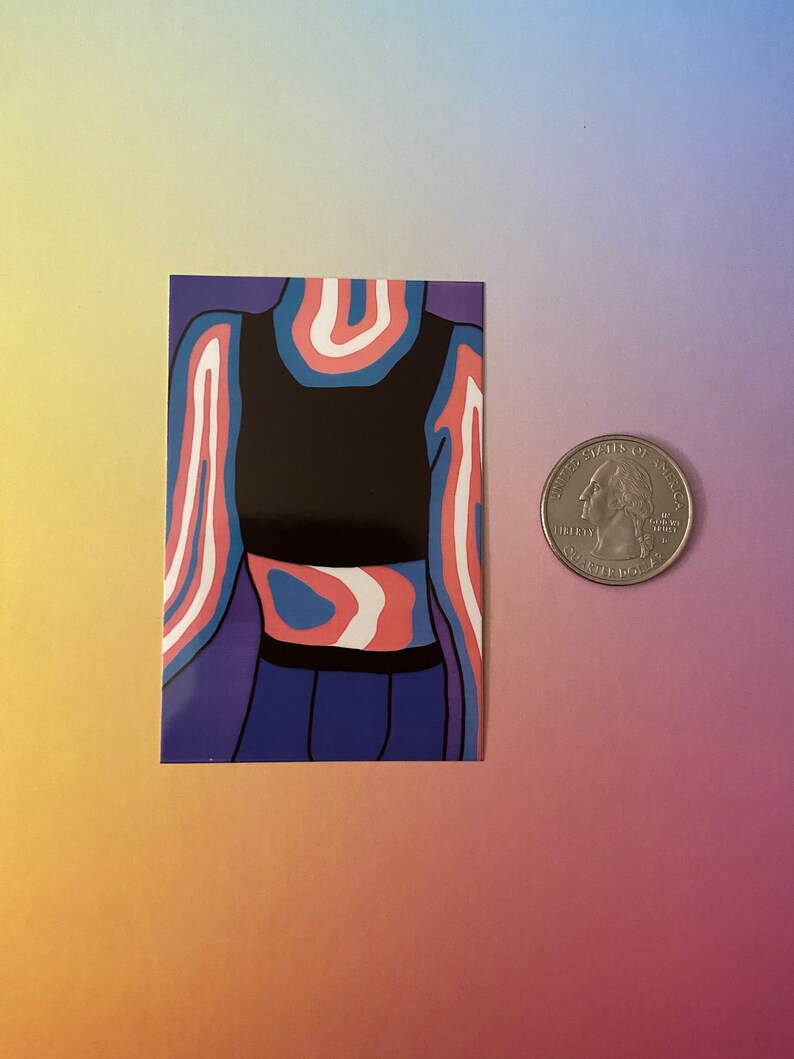 Transgender Thermal Sticker Transgender Body Art Sticker - Etsy