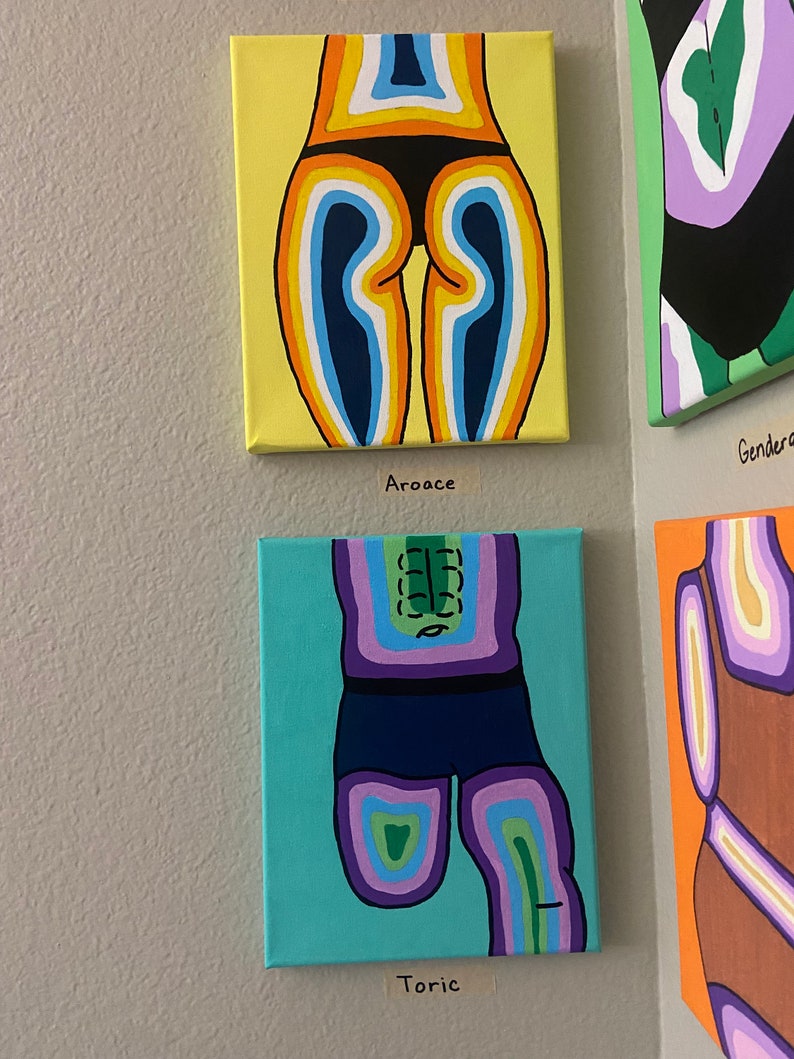 Pride Thermal Paintings, Pride Body Art Paintings - Etsy