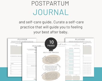 Postpartum Journal (Instant Download) - Etsy