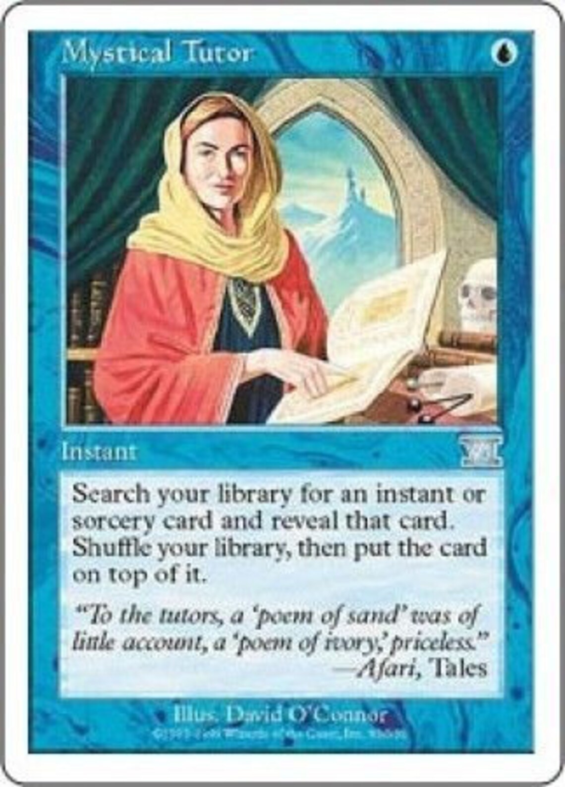 Mystical Tutor MTG 6th Edition Classic Magic Cards | Etsy