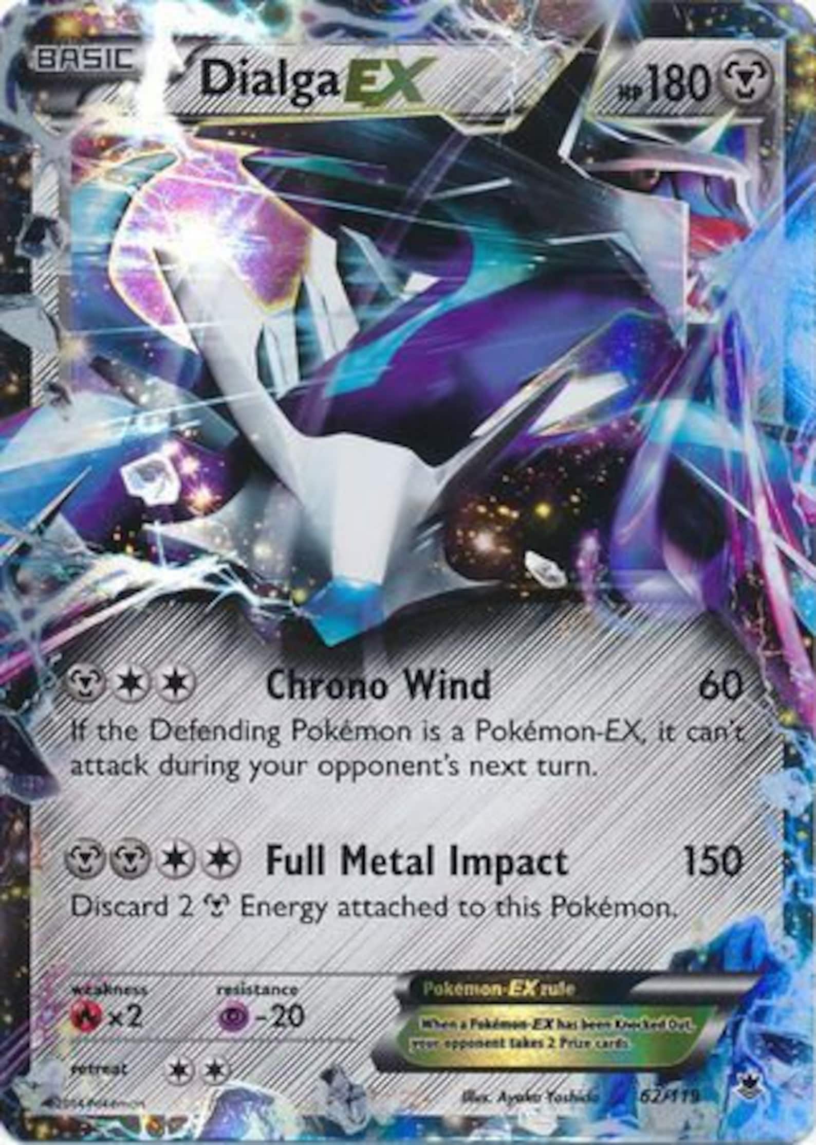 Dialga EX 62/119 Ultra Rare XY: Phantom Forces Singles | Etsy