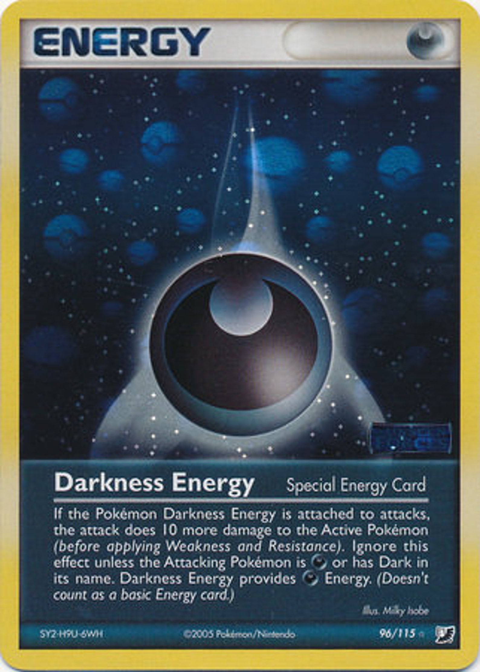 Darkness Energy Special 96/115 Rare Reverse Holo Ex | Etsy
