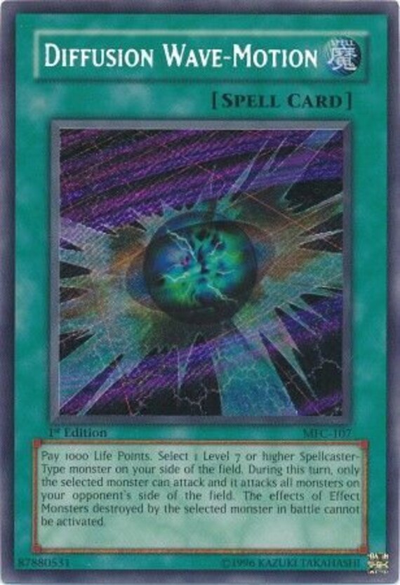 Diffusion Wave-Motion MFC-107 Secret Rare 1st Edition | Etsy