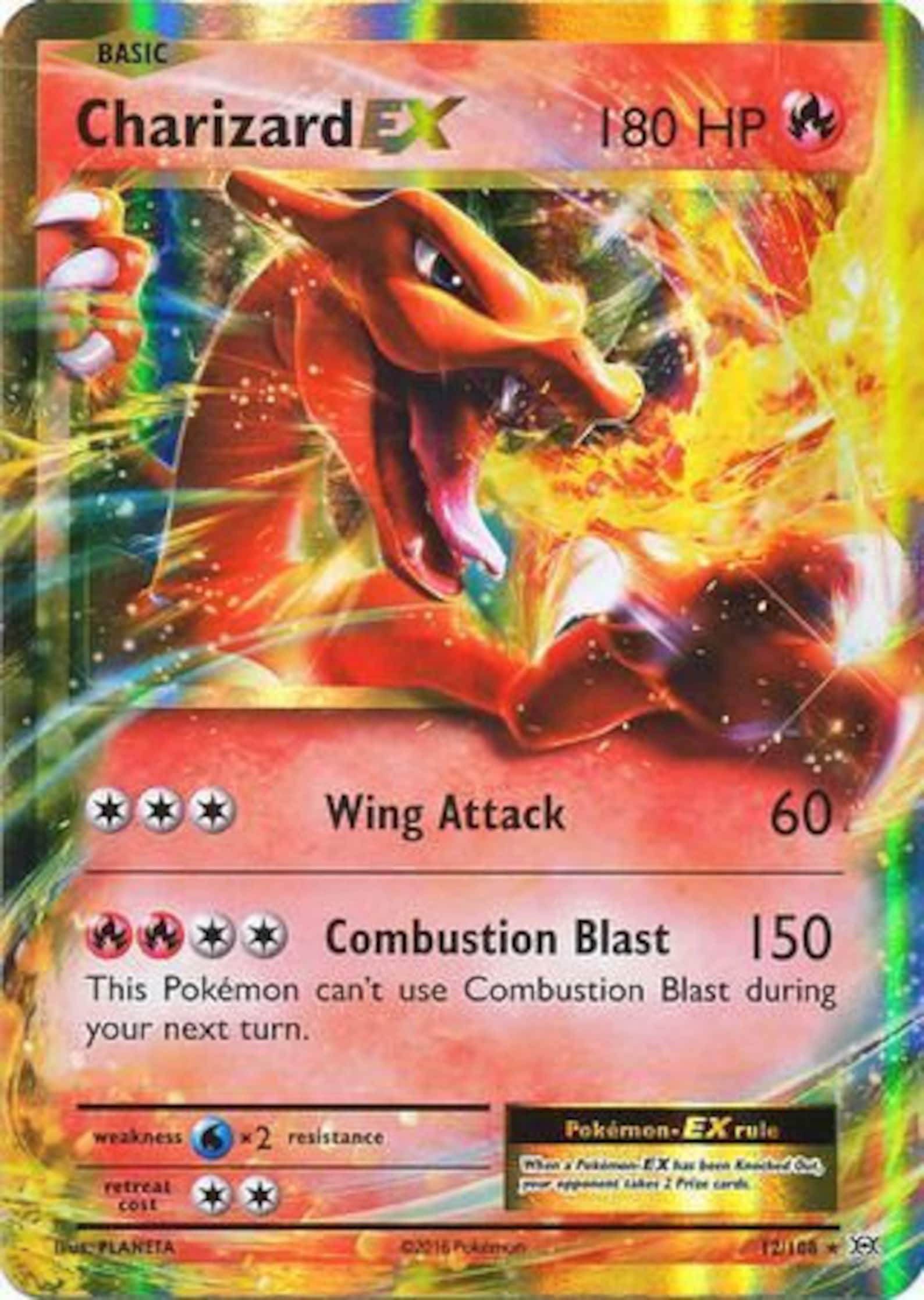 Charizard EX 12/108 Ultra Rare XY: Evolutions Singles | Etsy