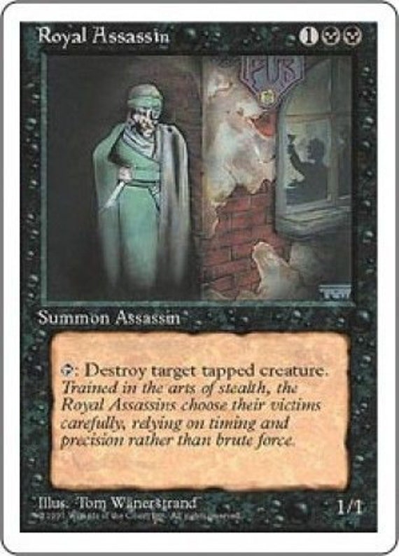 Royal Assassin MTG 4th Edition Magic Cards Singles | Etsy