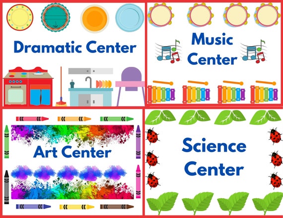 TEN Preschool Center Signs Daycare Signs for Centers - Etsy