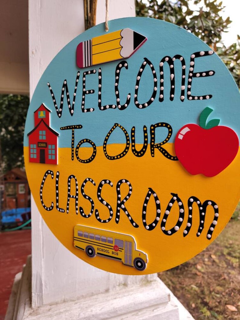 Preschool Sign, Welcome to Our Classroom Sign, Daycare Sign, Classroom ...