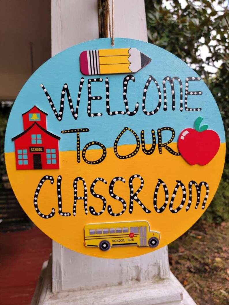 Preschool Sign, Welcome to Our Classroom Sign, Daycare Sign, Classroom ...