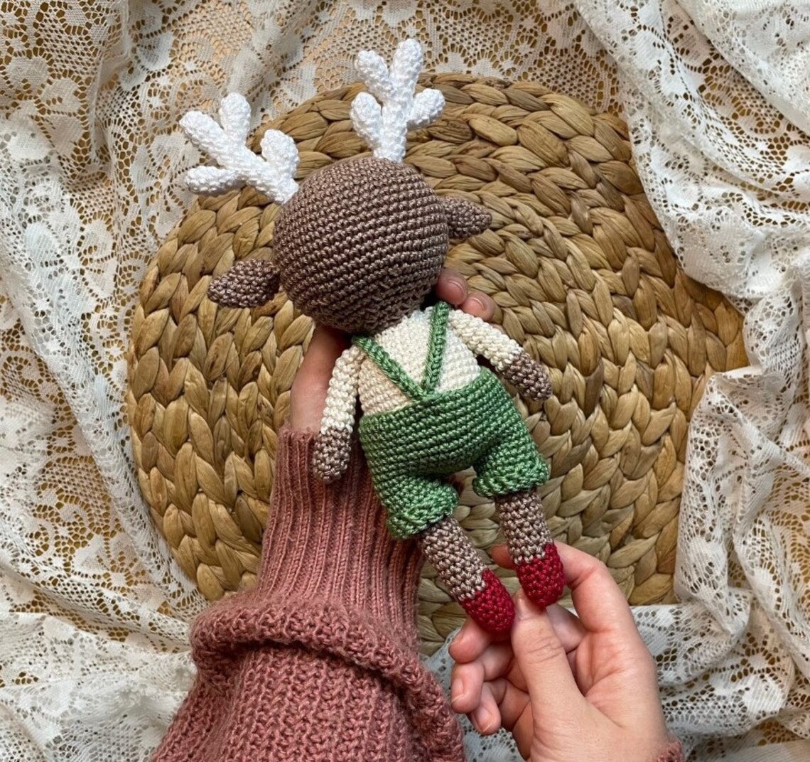 PDF Liam the Deer Crochet Pattern - DIY Amigurumi Christmas Animal ...