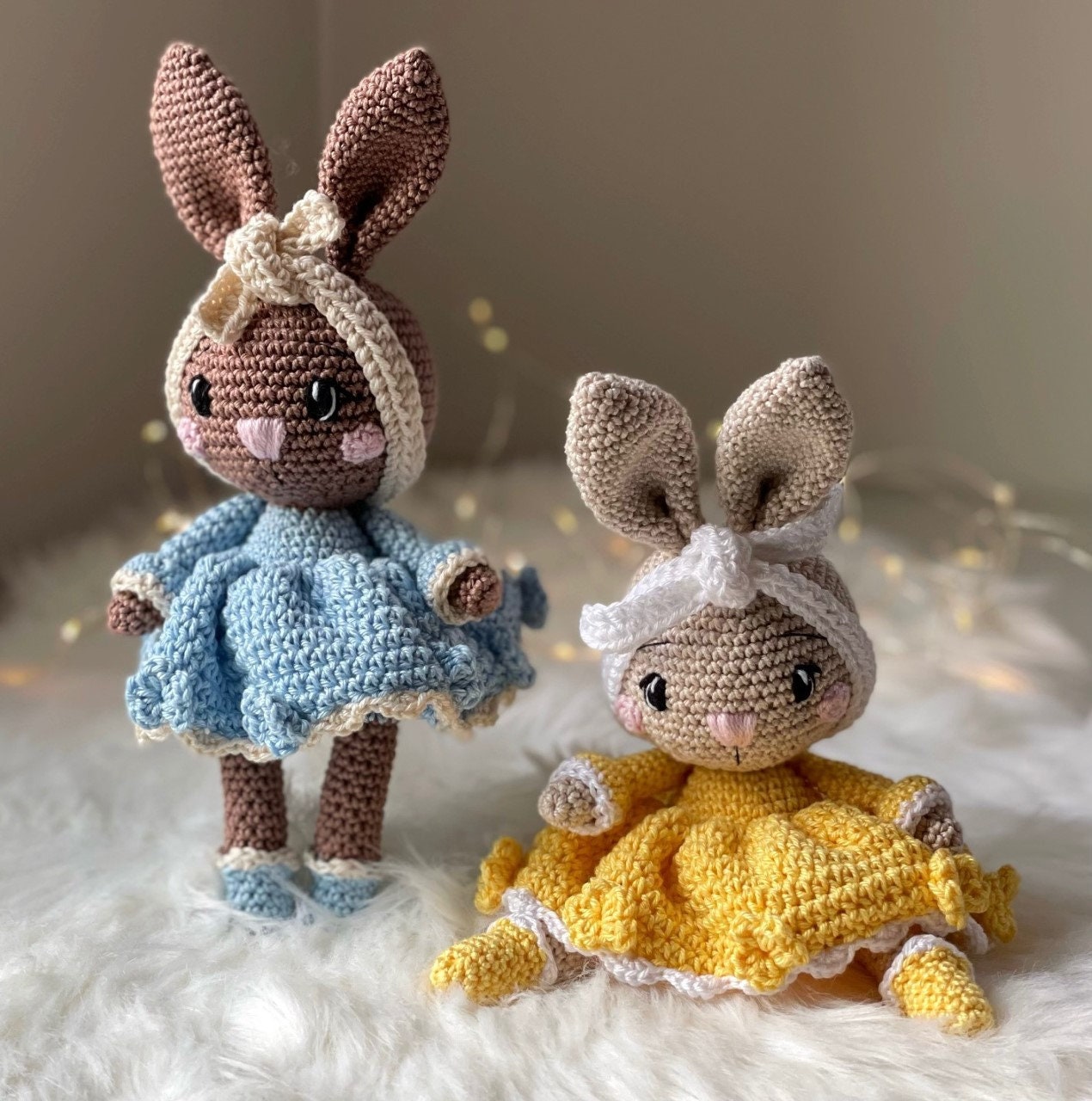 PDF Luna the Bunny Crochet Pattern DIY Amigurumi Animal - Etsy