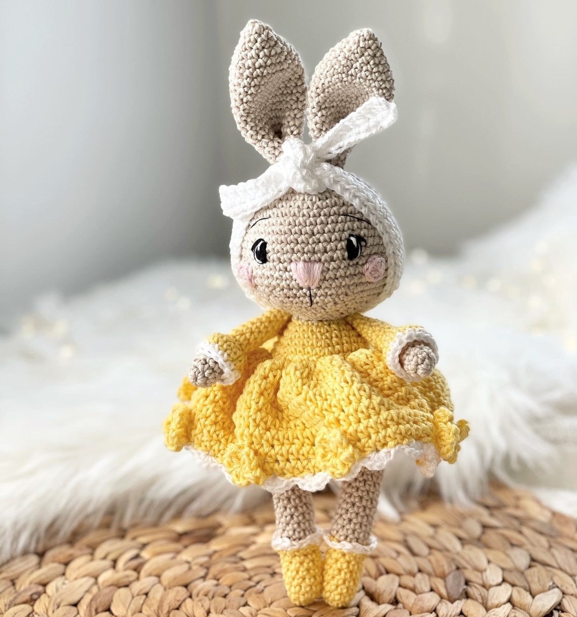 PDF Luna the Bunny Crochet Pattern DIY Amigurumi Animal | Etsy