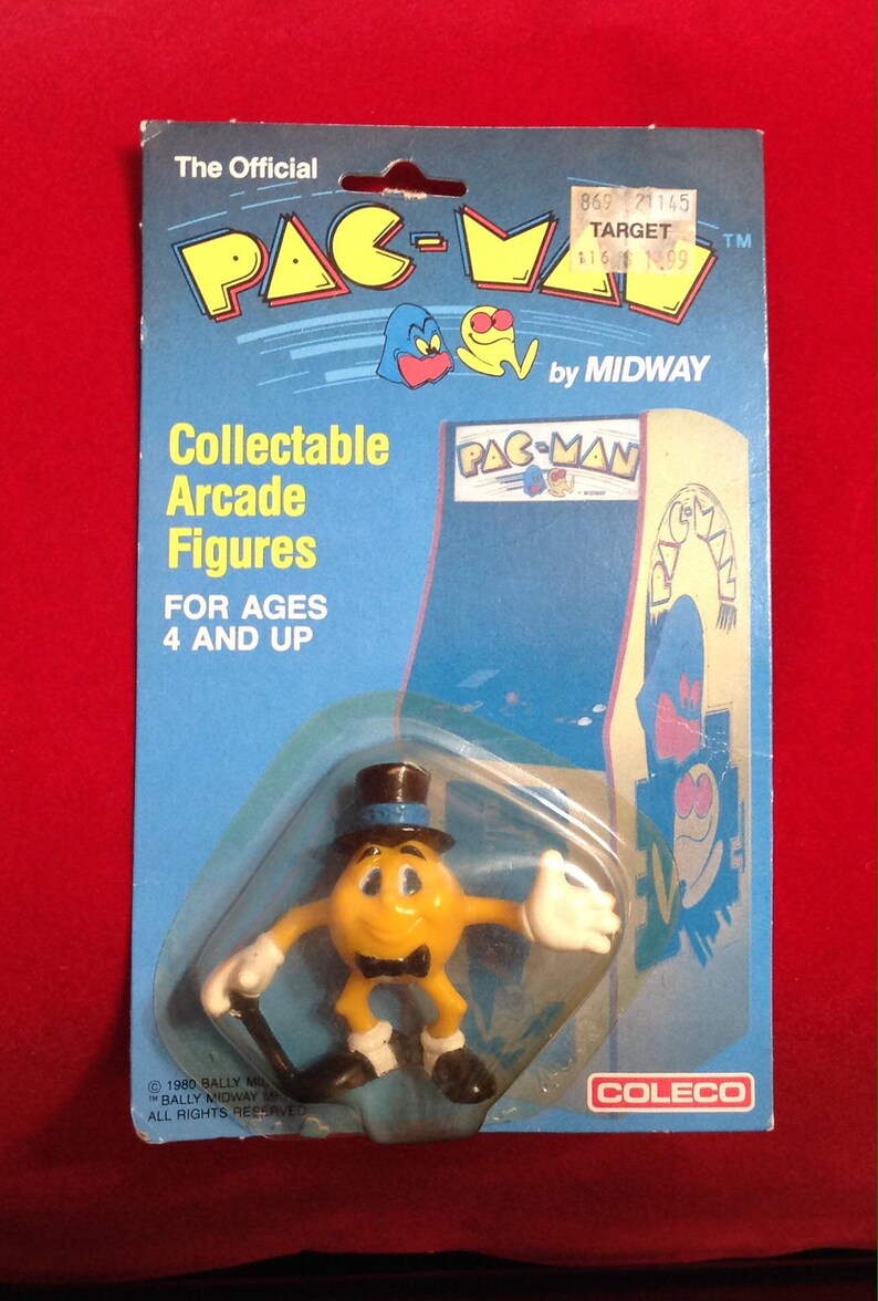 6 PAC-MAN Collectible Toys - Etsy