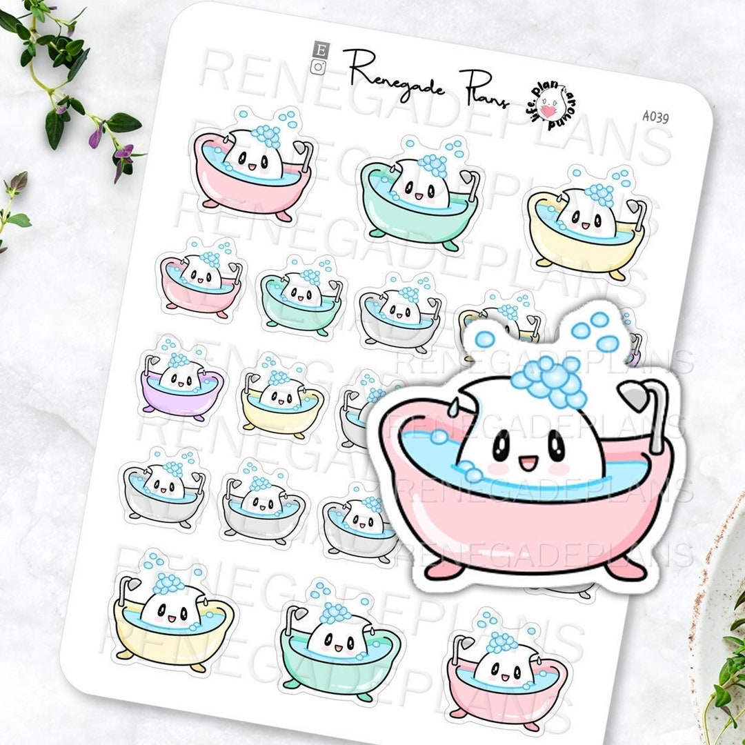 Bath Time Bath Stickers Bubble Bath Stickers Me Time - Etsy