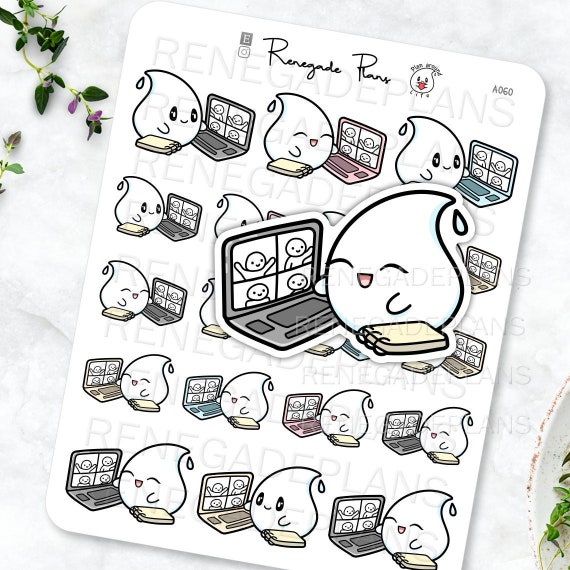 Virtual Meeting Sticker Zoom Sticker Conference Sticker - Etsy