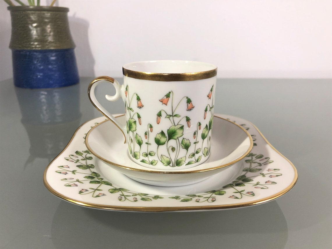 Hackefors - Linnea Borealis, Coffee Cup Set With Dessert Plate - Etsy