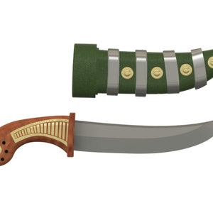 Cosplay Dagger 3D Print File - Etsy