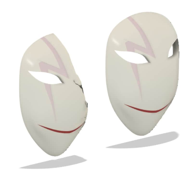 Anime Mask 3d Print File - Etsy
