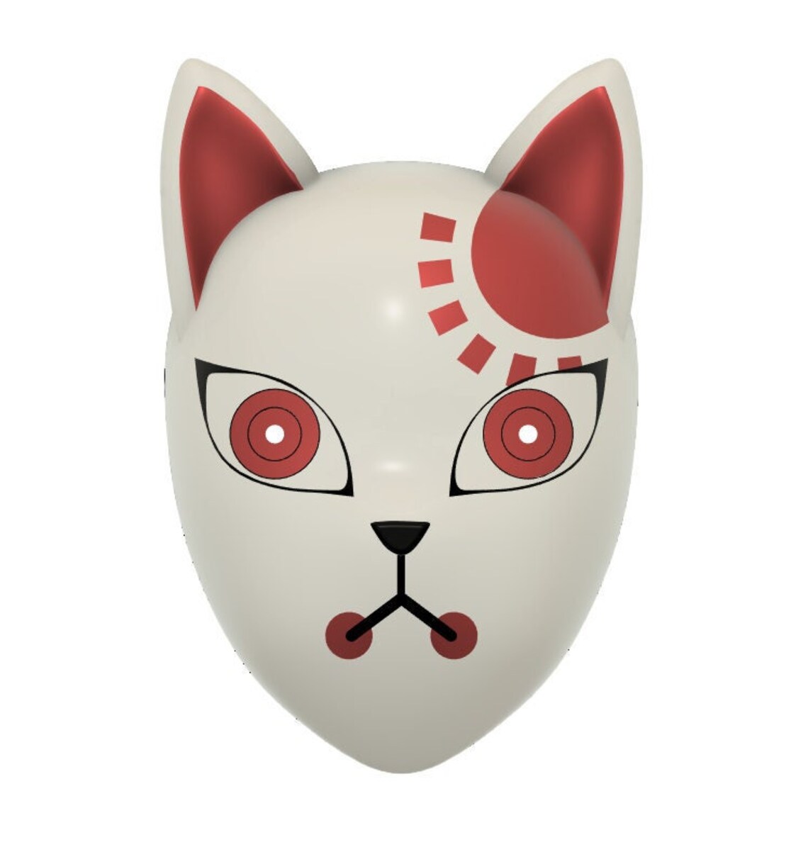 Anime Mask 3d Print File - Etsy