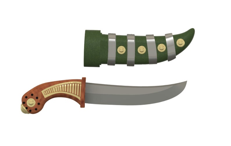 Cosplay Dagger 3D Print File - Etsy