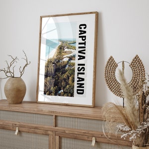 Captiva Island Travel Print Wall Art, Captiva Island Wall Hanging Home ...