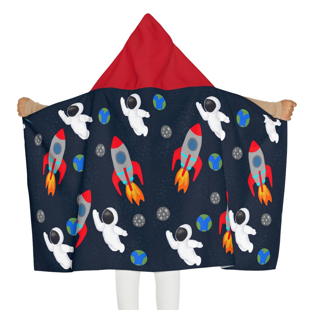 Astronaut Hooded Towel Outer Space Kids - Etsy Canada