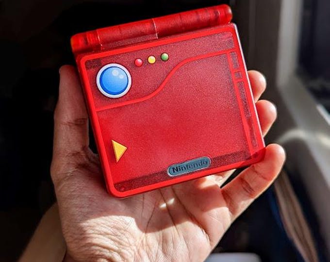 Game Boy Advance SP Pokédex Edition Fully Upgraded - Etsy