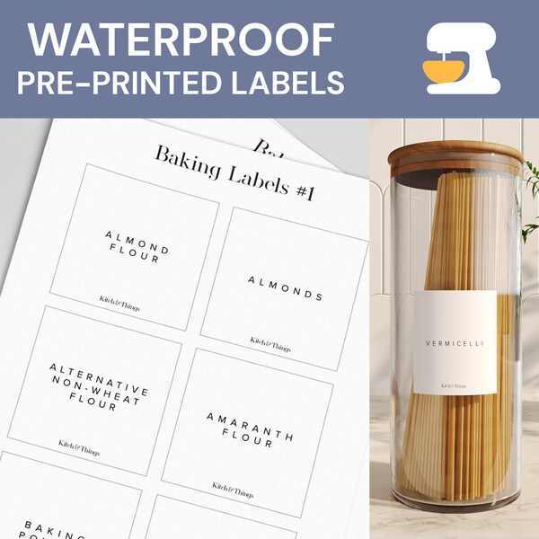 Baking Labels - Etsy