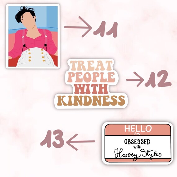 Stickers, Labels & Tags Stickers Paper & Party Supplies Harry Styles ...