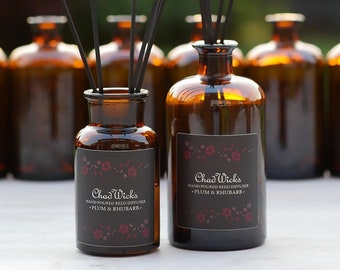 Pink Pepper Amber Glass Reed Diffuser 250/500ml - Etsy