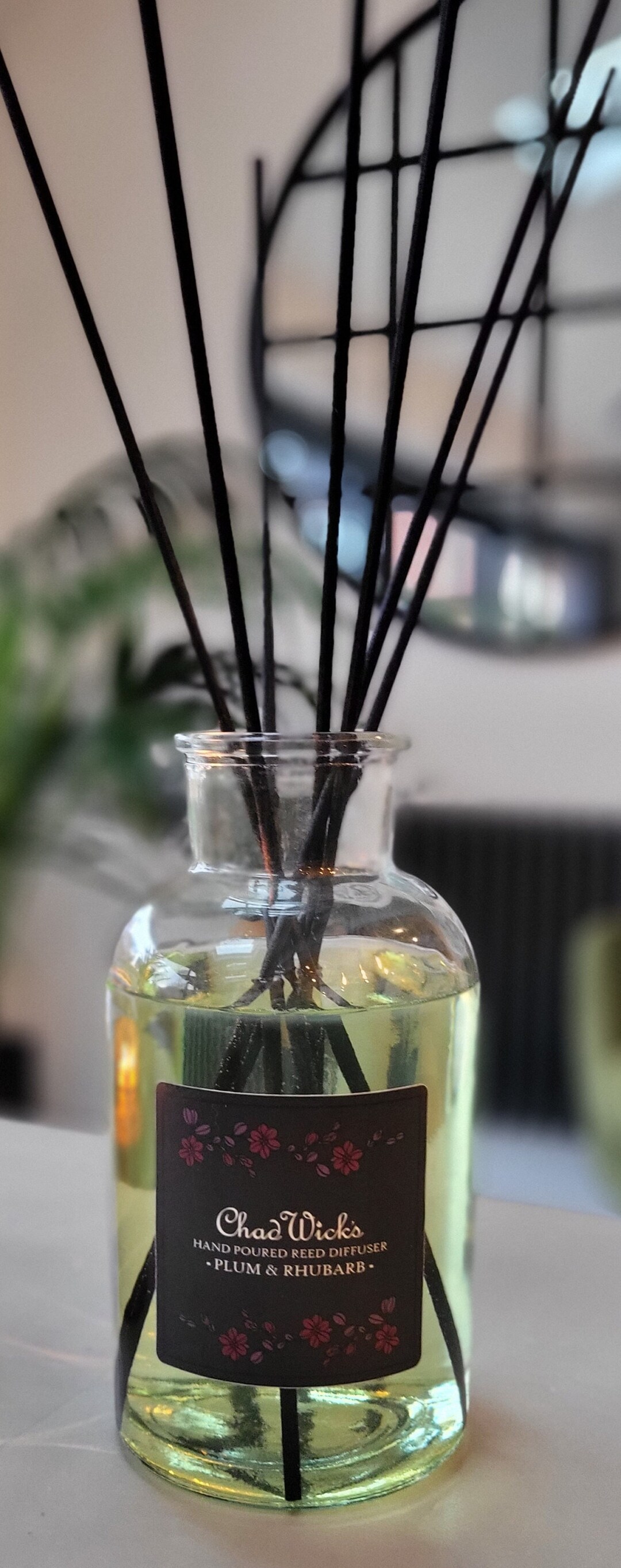 XXL Extra Large Clear Glass Highly Scented Reed Diffuser 500/1000ml ...