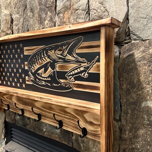 Customizable Fish Coat Rack (can Add a Design of Your Choice on Flag ...