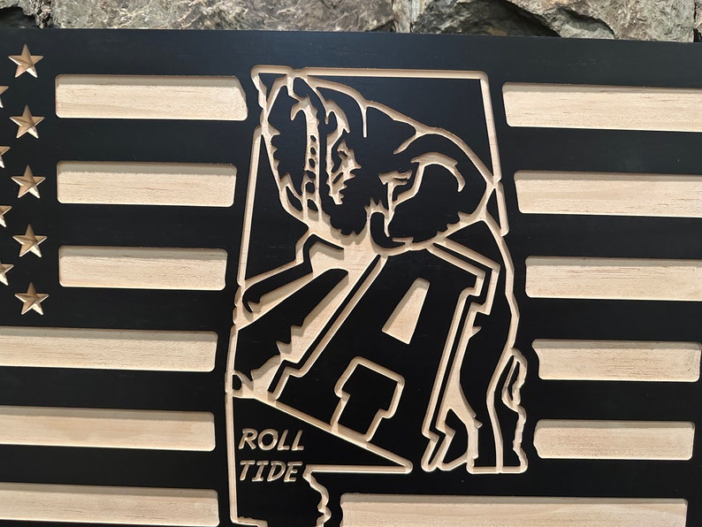 Customizable Alabama/crimson Tide Flag - Etsy